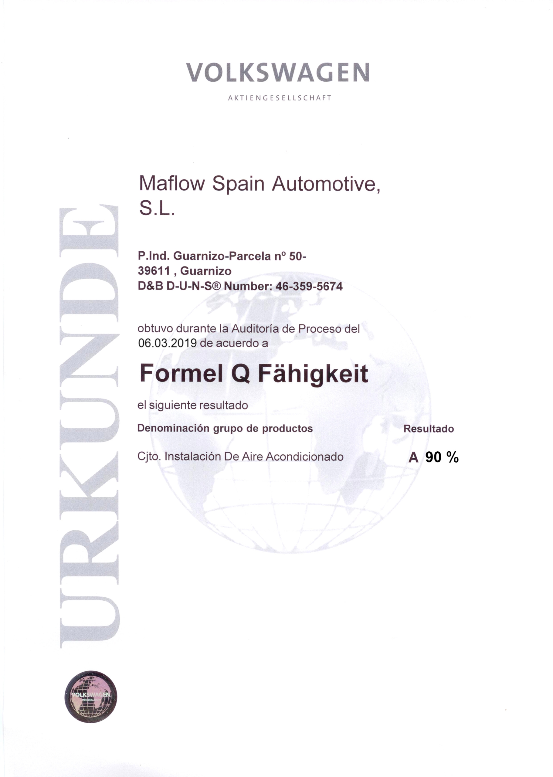 Sistema de Gestión y Calidad - MAFLOW SPAIN AUTOMOTIVE | GRUPO MAFLOW ...